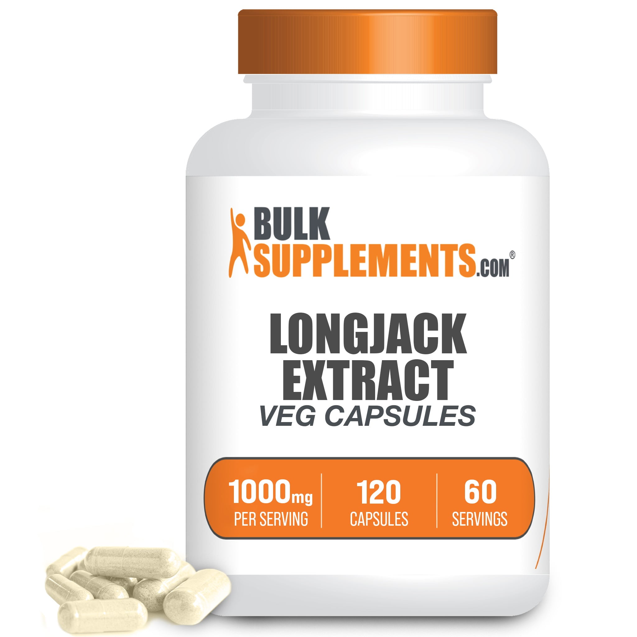 BulkSupplements.com Longjack Extract (Tongkat Ali) Capsules, 1000mg ...
