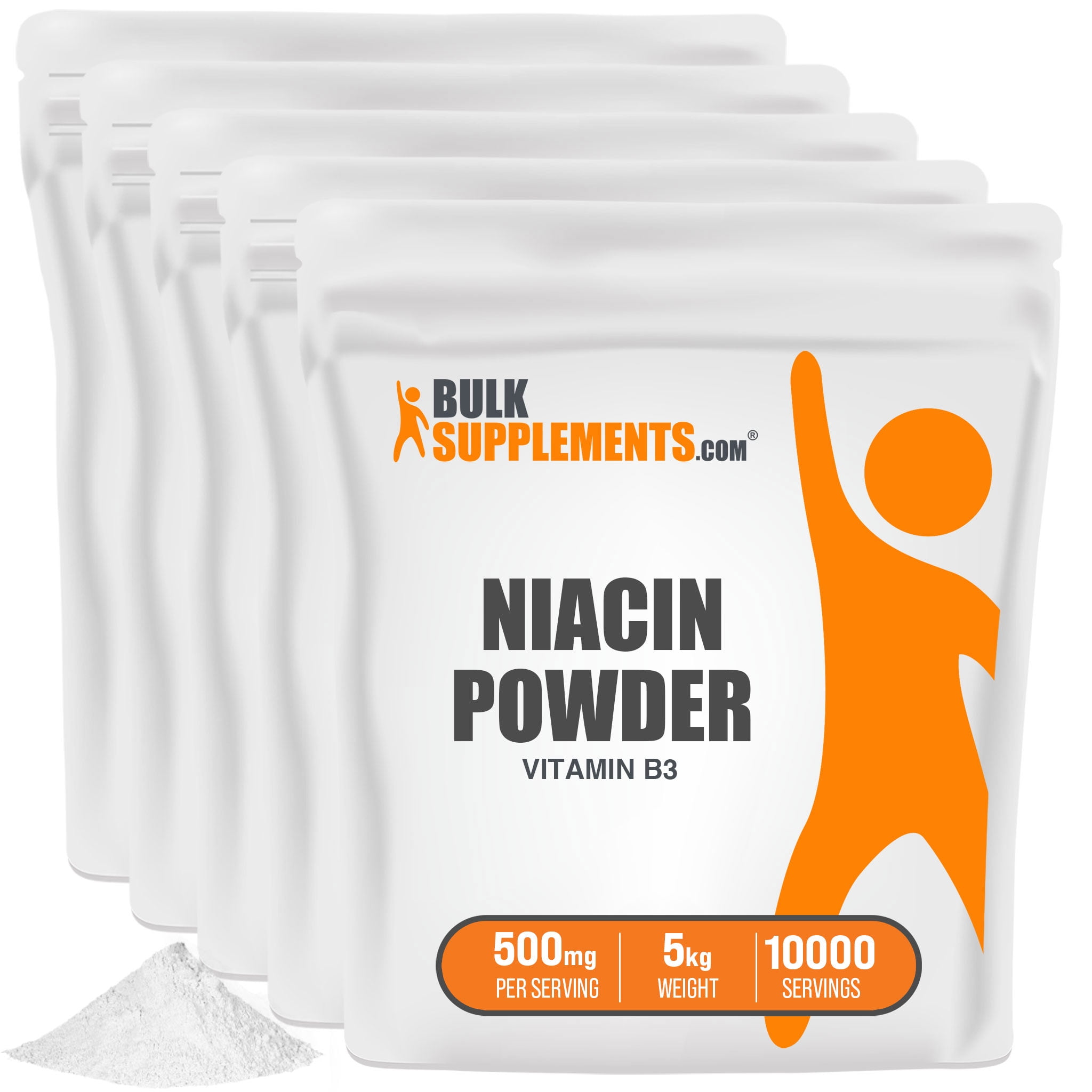 BulkSupplements.com Niacin (Vitamin B3) Powder - Cholesterol Supplements (5 Kg) - Walmart.com
