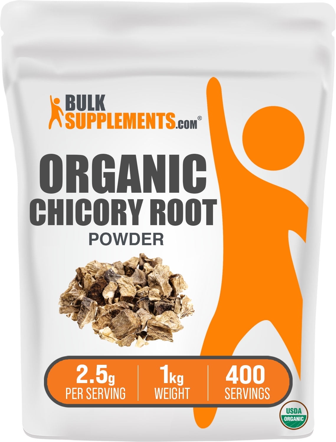BulkSupplements Organic Chicory Root Powder - 2.5g per Serving - 1 ...