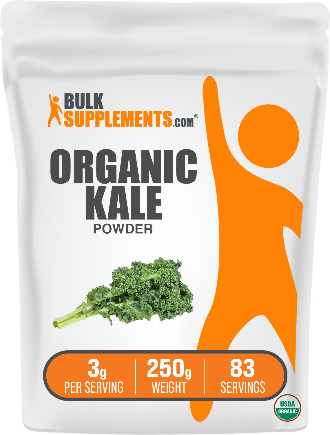 BulkSupplements.com Organic Kale Powder, 3g - Organic Superfood Greens ...