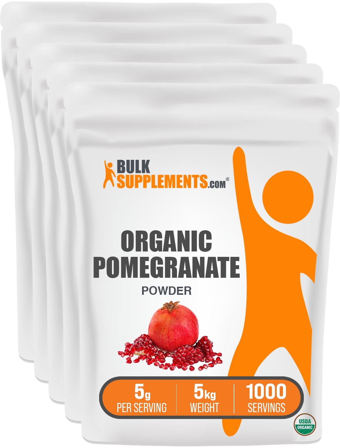 BulkSupplements Organic Pomegranate Powder - 5g per Serving - 5 ...