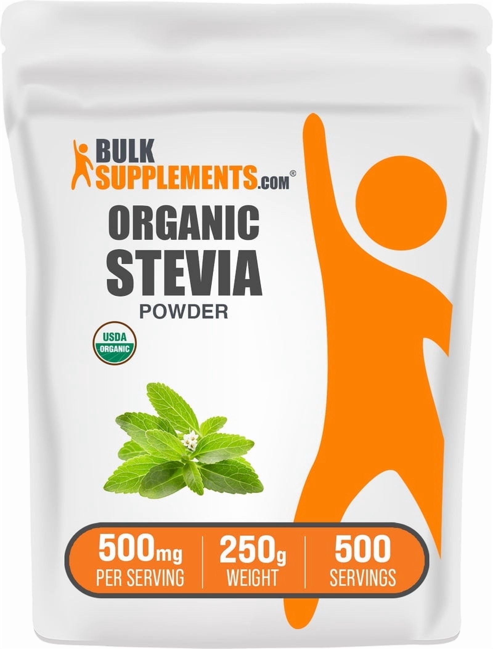 BulkSupplements Organic Stevia Leaf Powder - Sugar Alternative - 0 ...