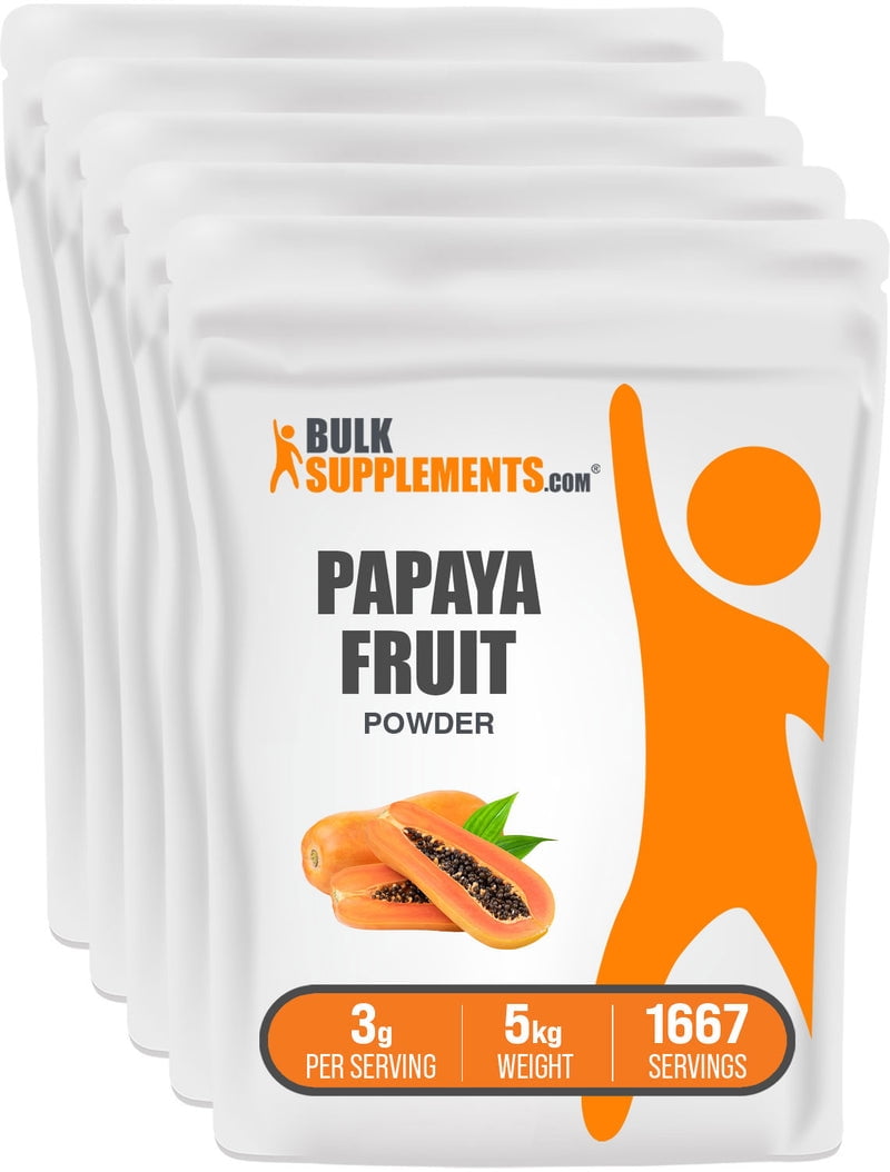 BulkSupplements Papaya Fruit Powder - 3g per Serving - 5 Kilograms (11 ...