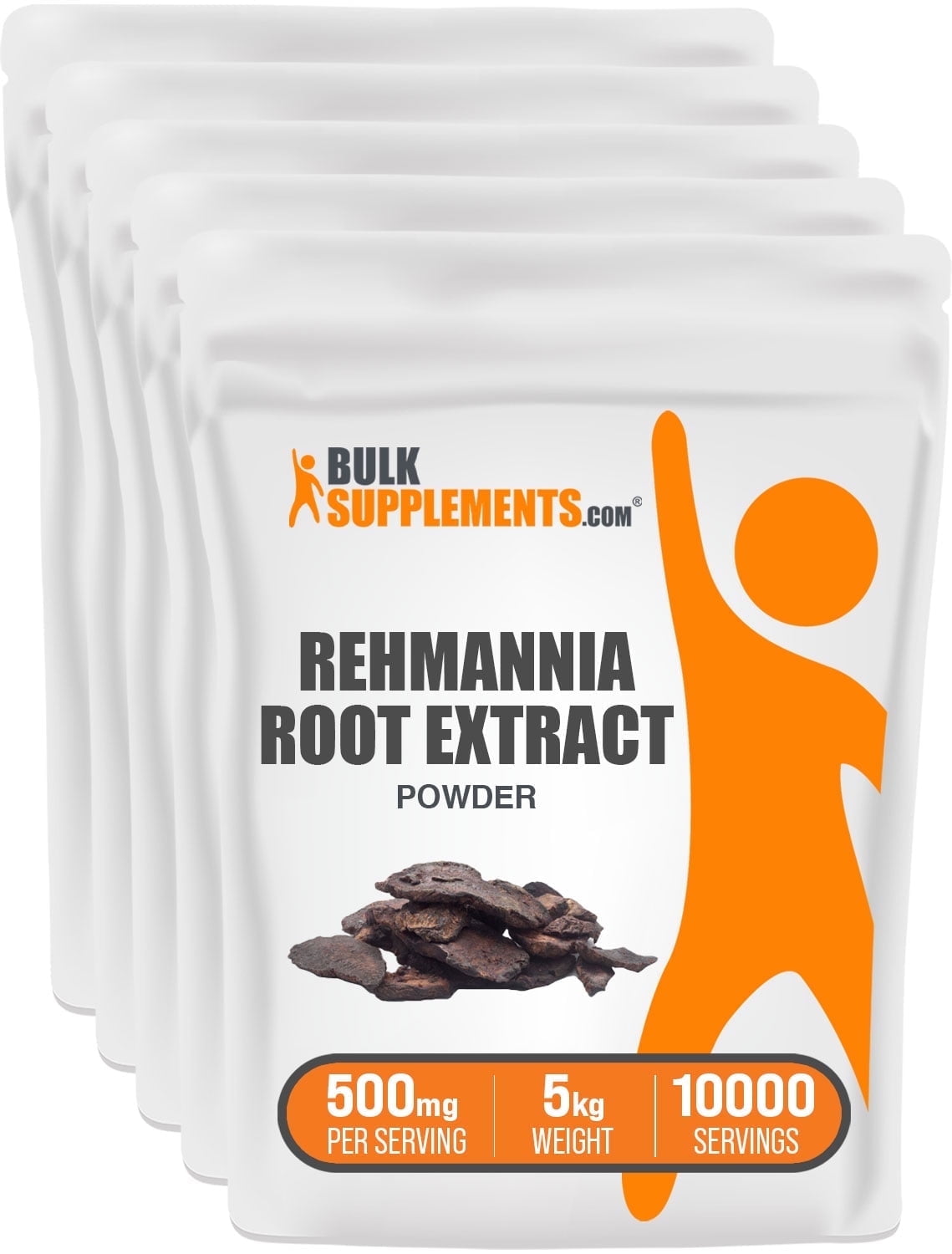 BulkSupplements Rehmannia Root Extract Powder - 500mg per Serving - 5 ...