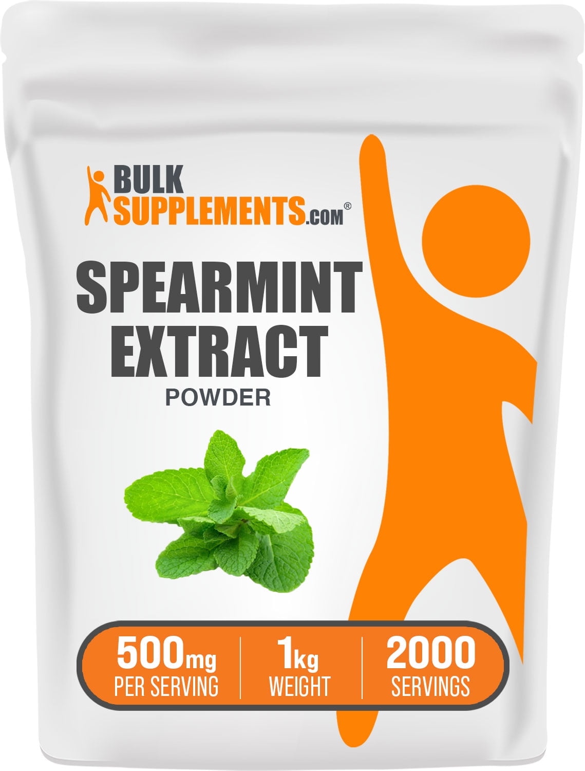BulkSupplements Spearmint Extract Powder - 500mg per Serving - 1 ...