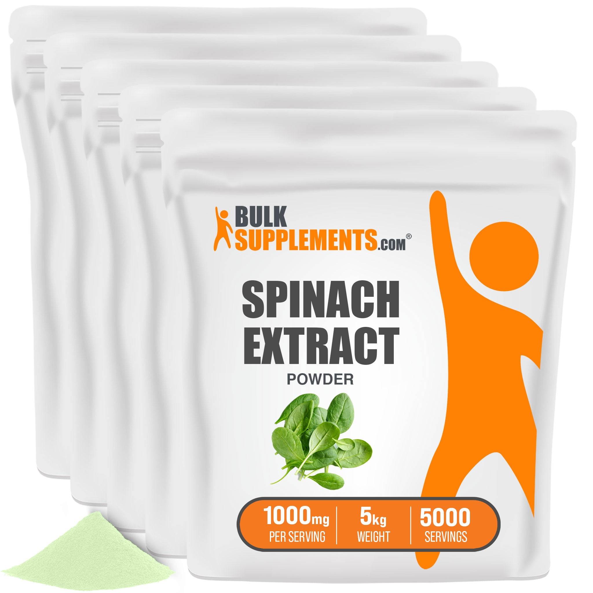 BulkSupplements.com Spinach Extract Powder, 1000mg - Antioxidant ...