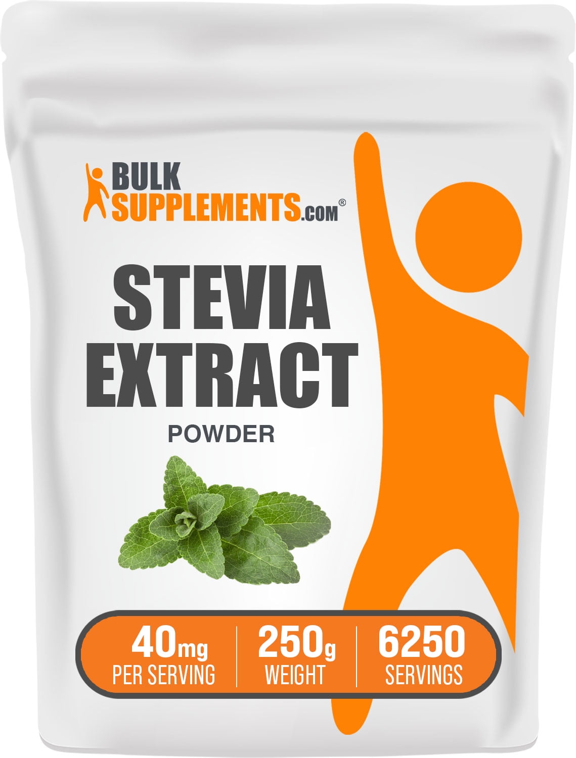 BulkSupplements Stevia Extract Powder, Sugar Alternative - 250g - 8.8 ...