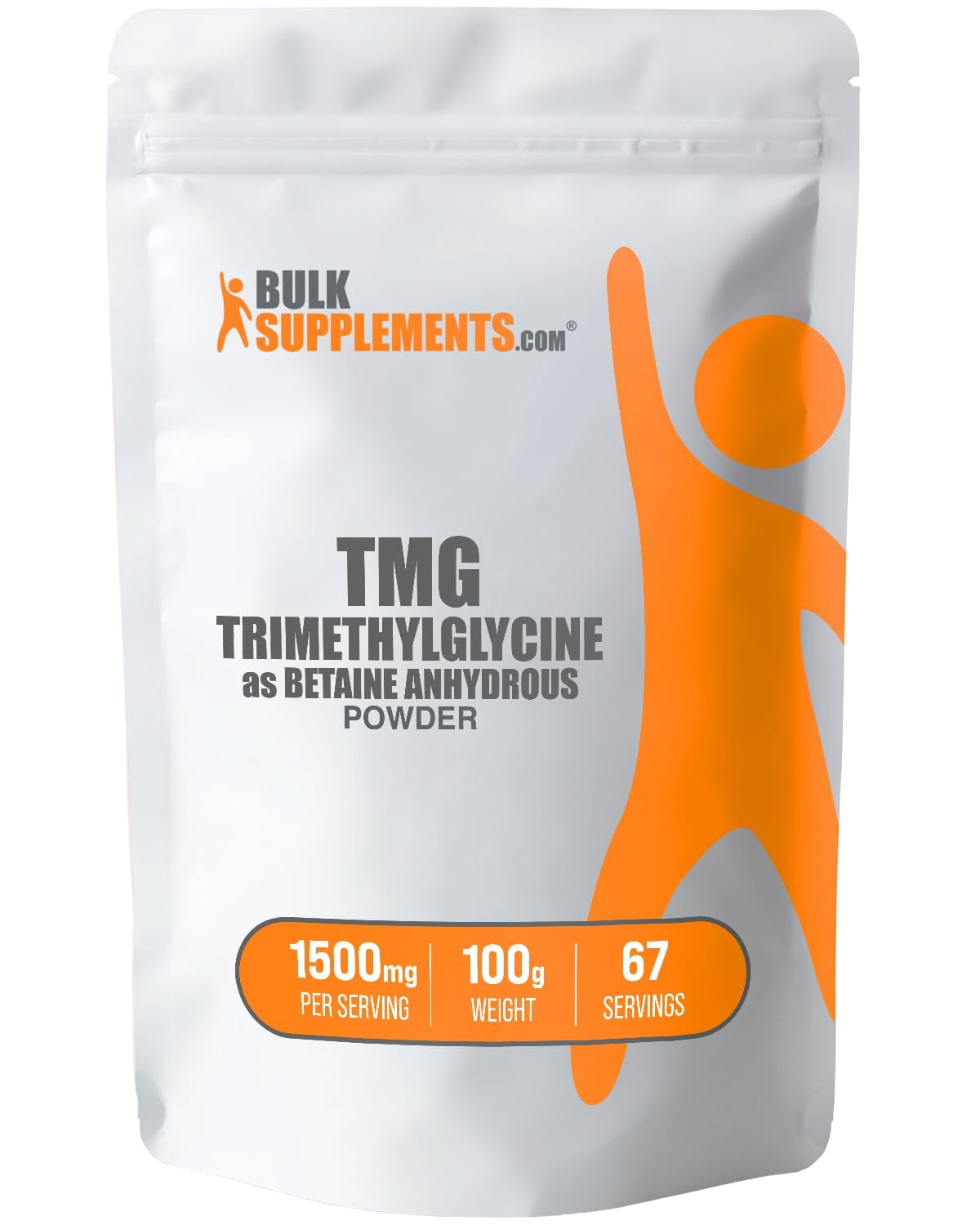 BulkSupplements.com TMG Powder - Trimethylglycine as Betaine Anhydrous ...