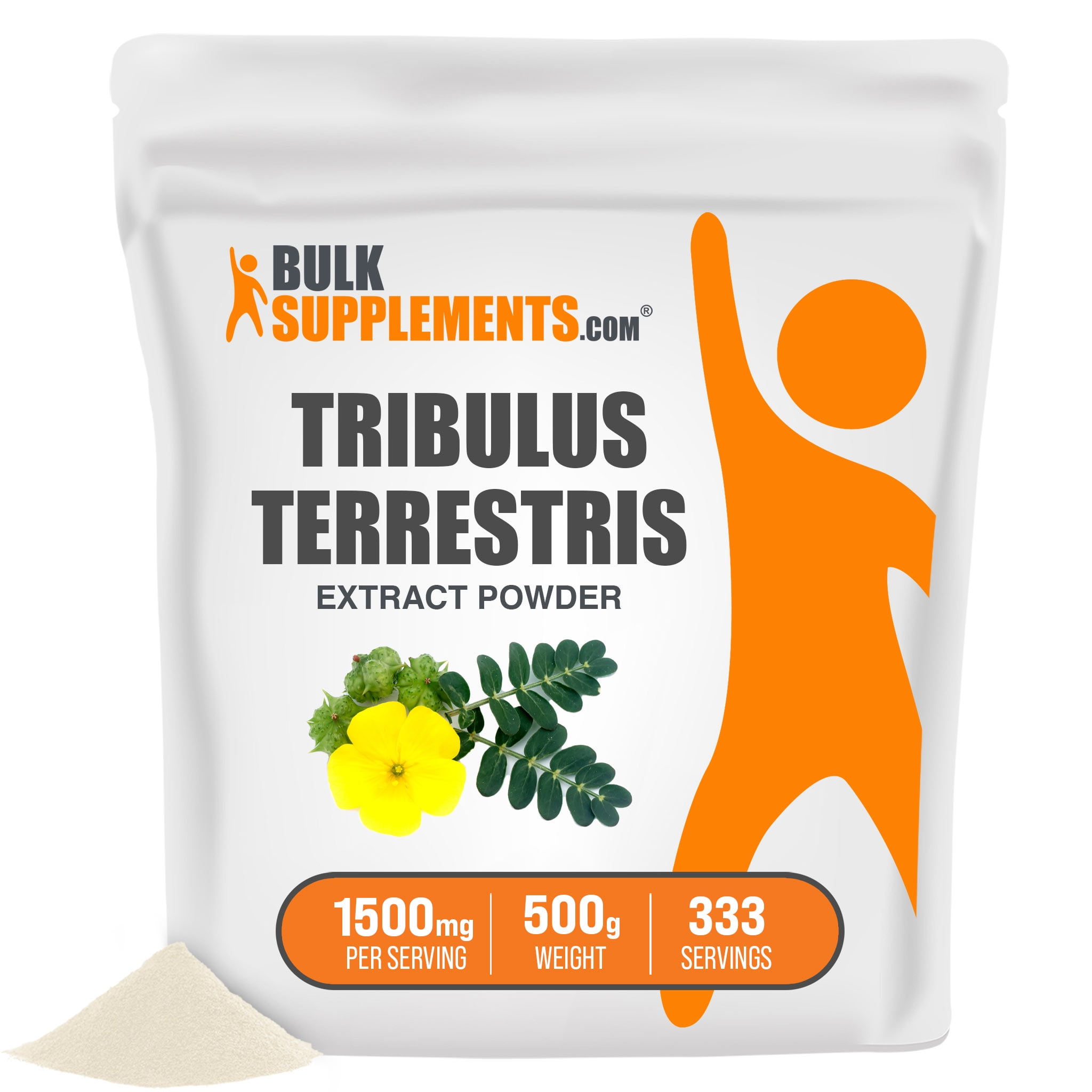 BulkSupplements.com Tribulus Terrestris Powder, 1500mg - Tribulus ...