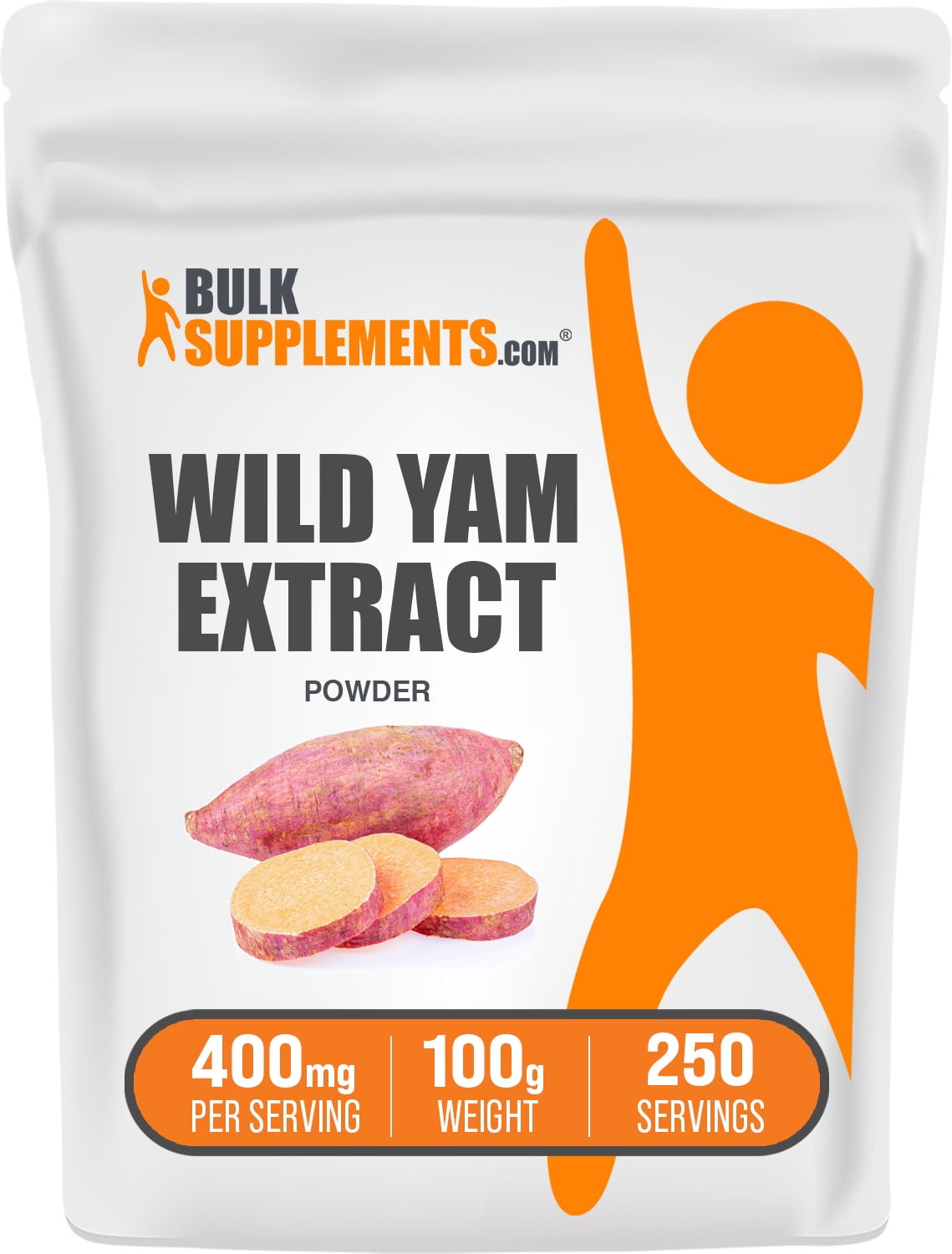 BulkSupplements.com Wild Yam Extract Powder (100g - 250 Servings ...