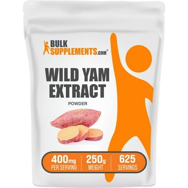 Nature's Way Organic Wild Yam Root 425mg - Women's Health Capsules, 100 ...