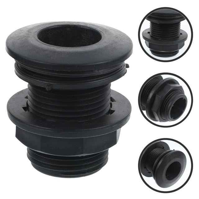 Bulkhead Fitting Threaded Bulkhead Fitting 1 Inch Bulkhead Water Tank Connector - Walmart.com