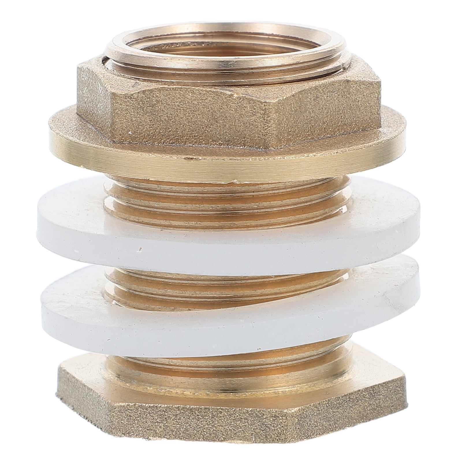 Bulkhead Fitting for Garden Hose Brass Water Tank Connector for Water ...