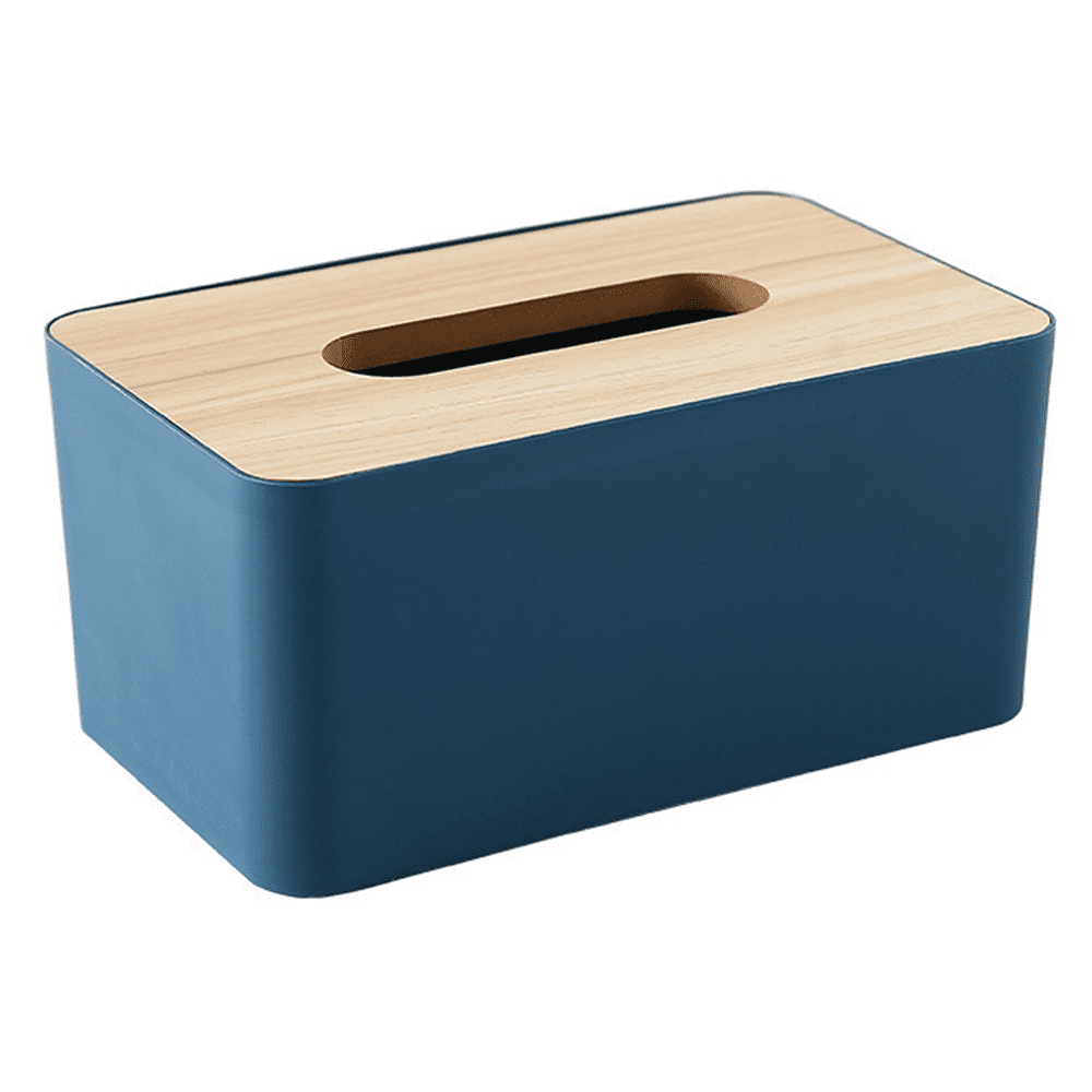 Bulking Wood Tissue Box Cover for Disposable Paper Facial Tissues ...