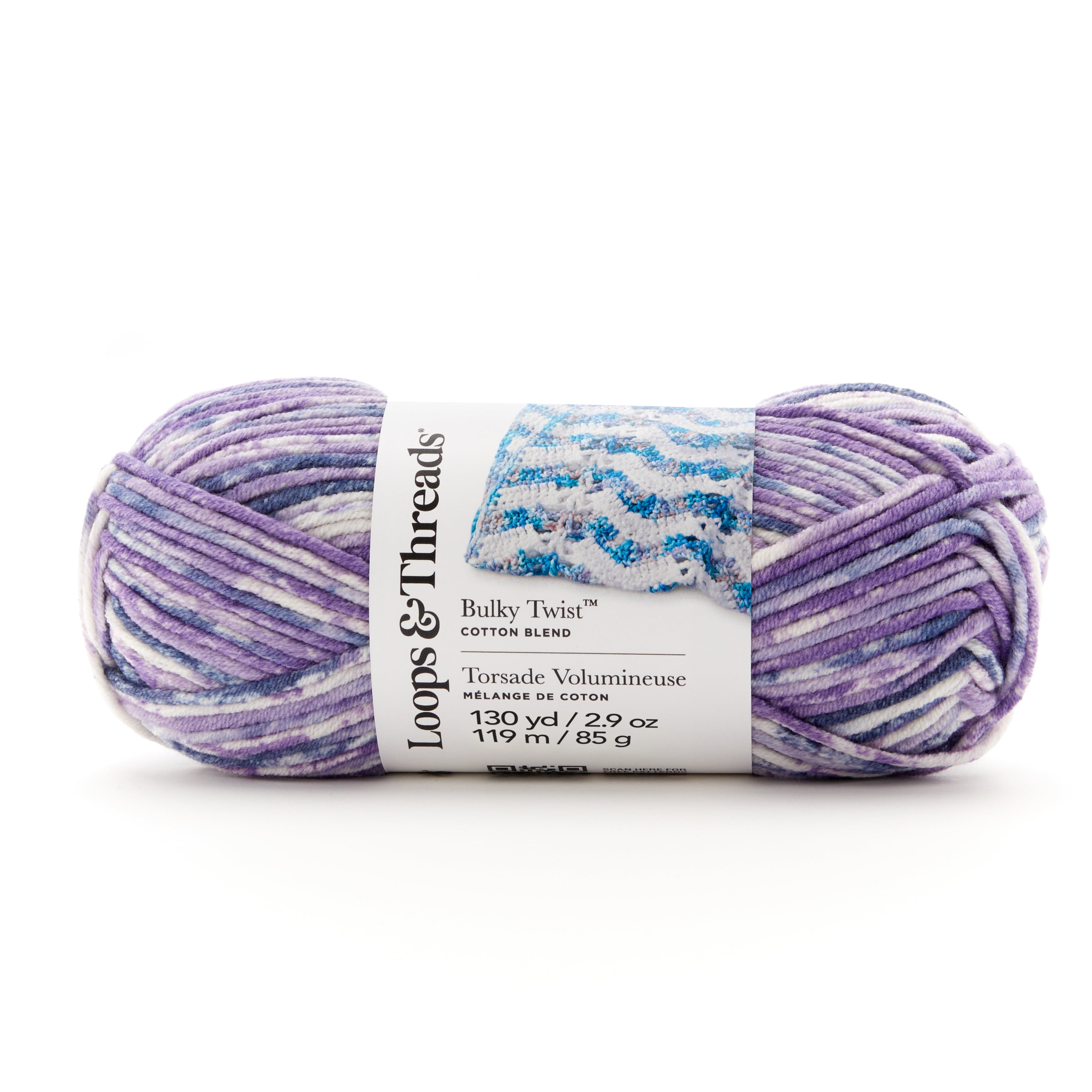 Bulky Twist Multi Yarn by Loops & Threads - Yarn for Knitting - Crochet ...