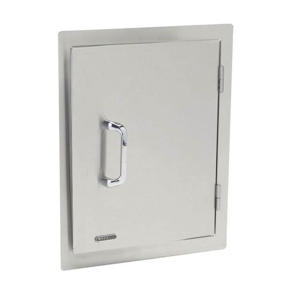 Bull 18-Inch Right Hinged Stainless Steel Single Access Door - Vertical ...