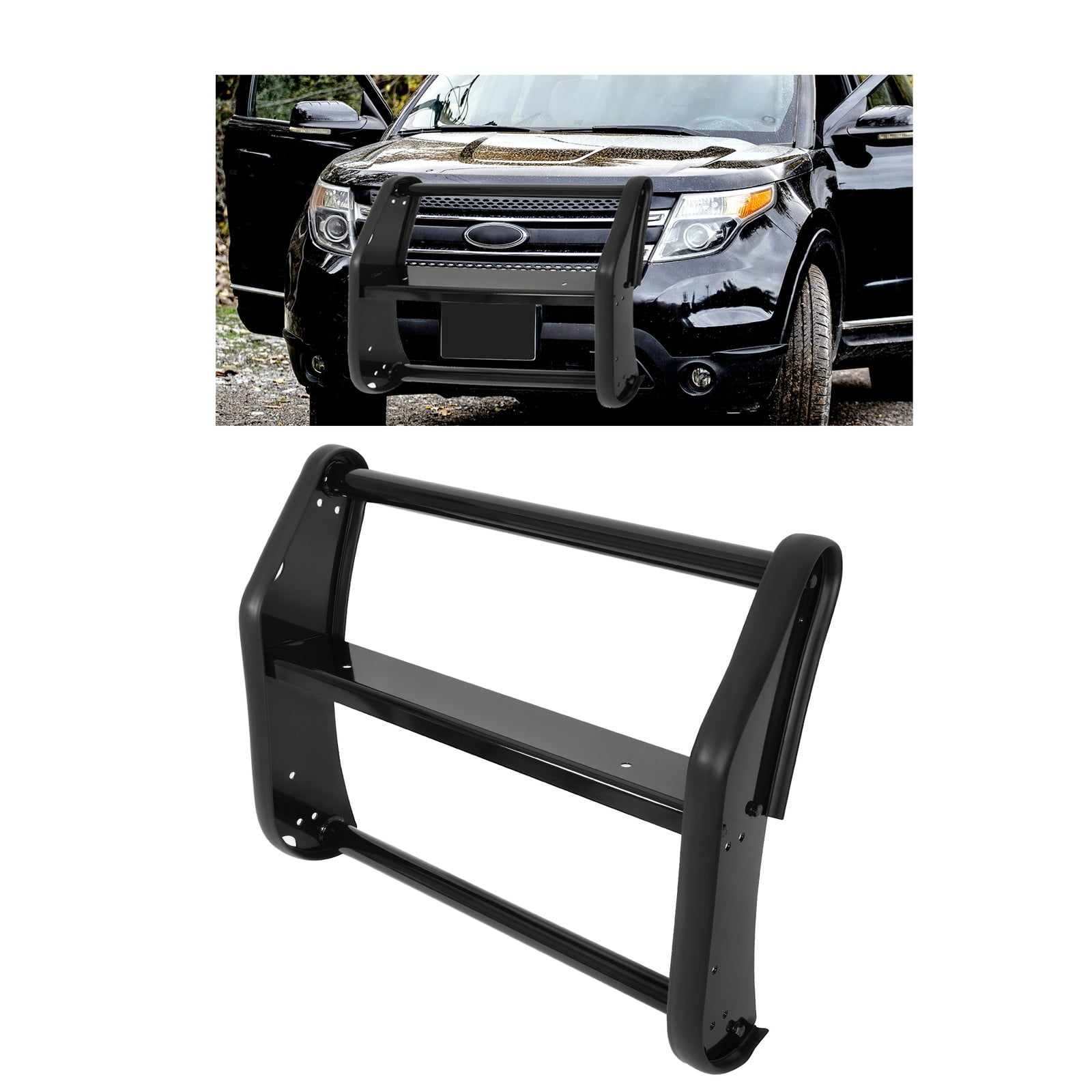 Bull Bar Front Grille Brush Push Bumper Guard Steel For Ford Explorer ...
