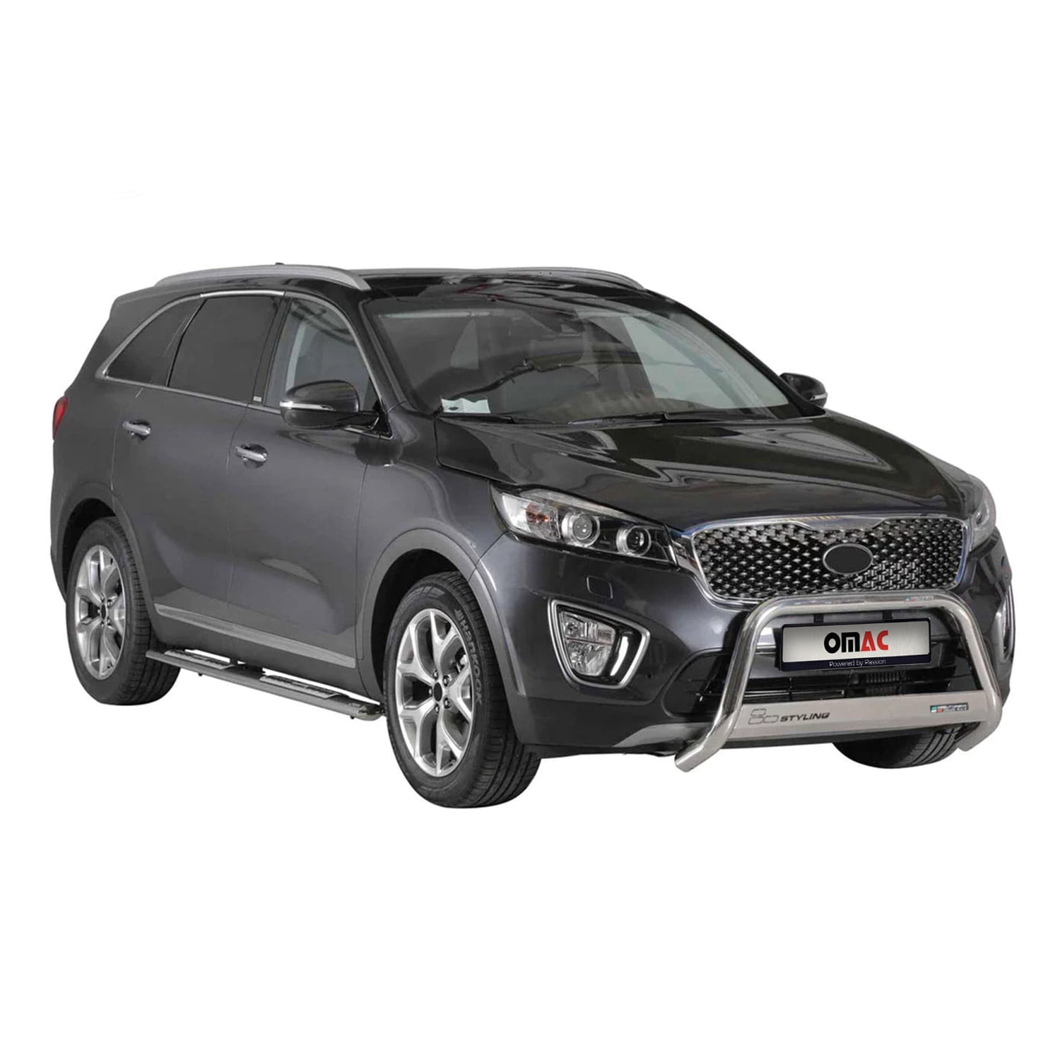 Bull Bar Push Front Bumper Grille for Kia Sorento 2016-2018 Silver 1 Pc ...