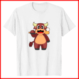 Bull Baseball Bat Graphic Shirt Sports Theme Casual Daily Wear,for ...