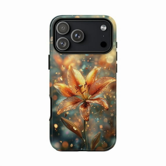 Bull Bison Mountain Lake Vector Landscape iPhone Case 17 16 15 14 13 12 ...