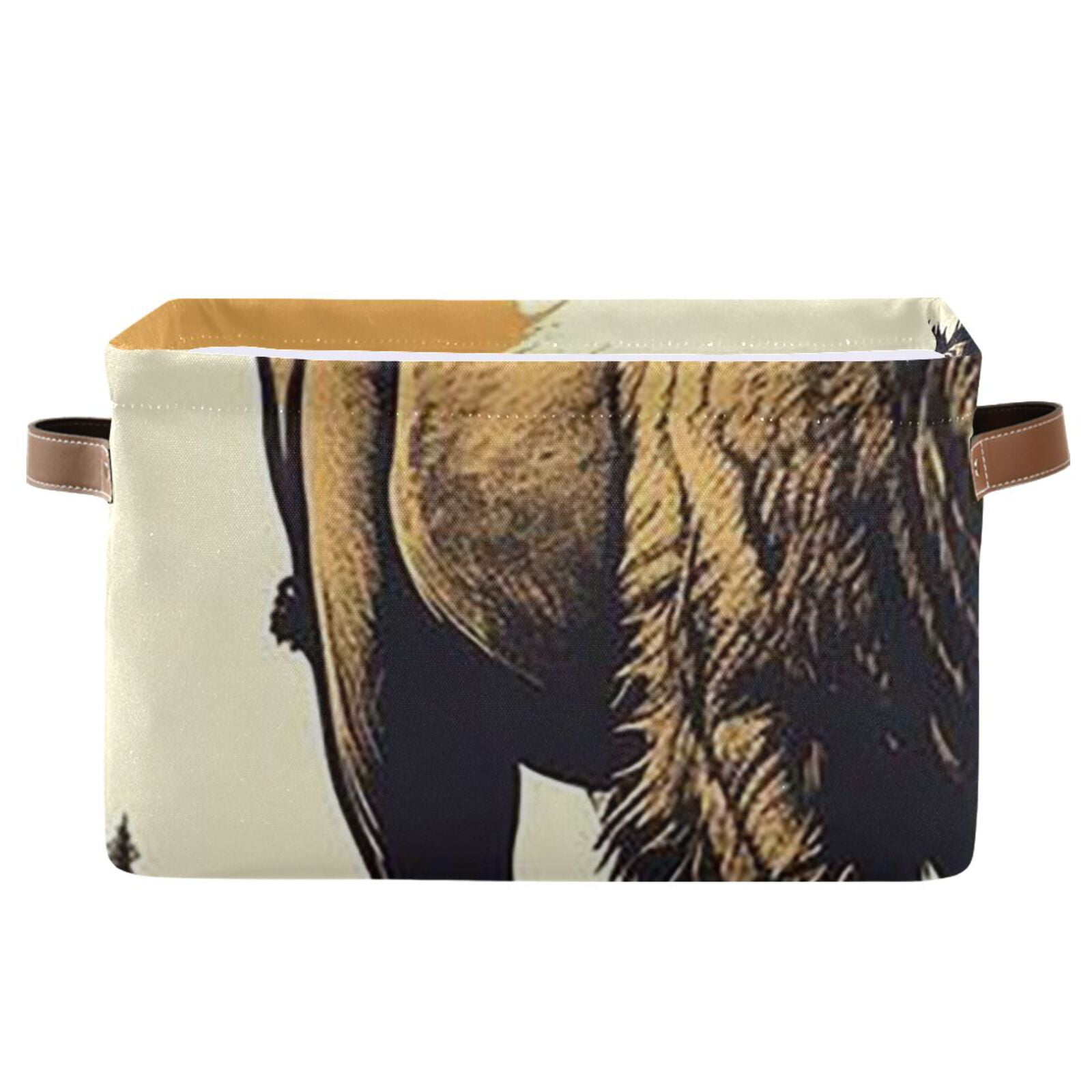 Bull Bison Trees Storage Bins Baskets With Handles Storage Box Clothes ...
