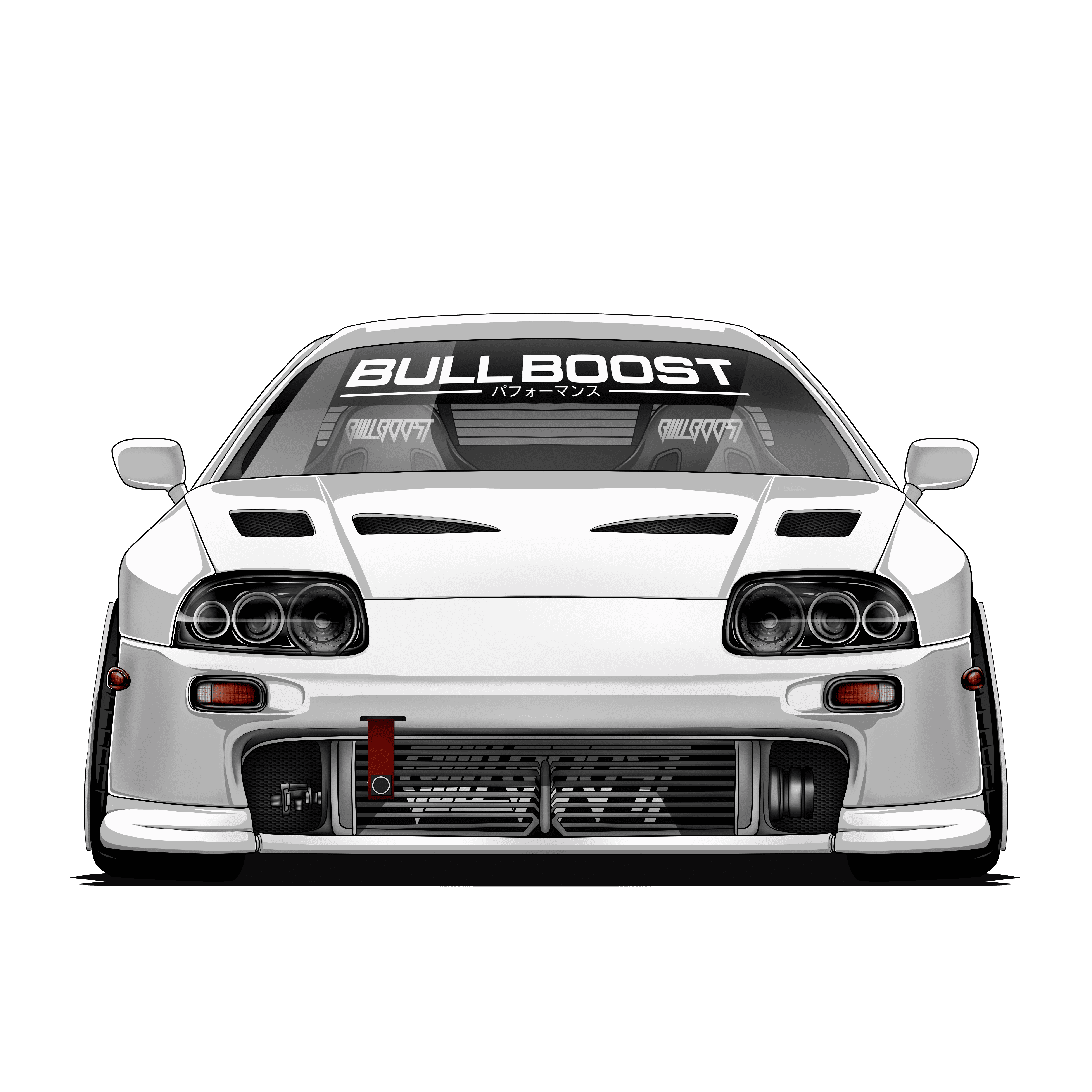Bull Boost Vinyl Window Banner - Modern - Walmart.com