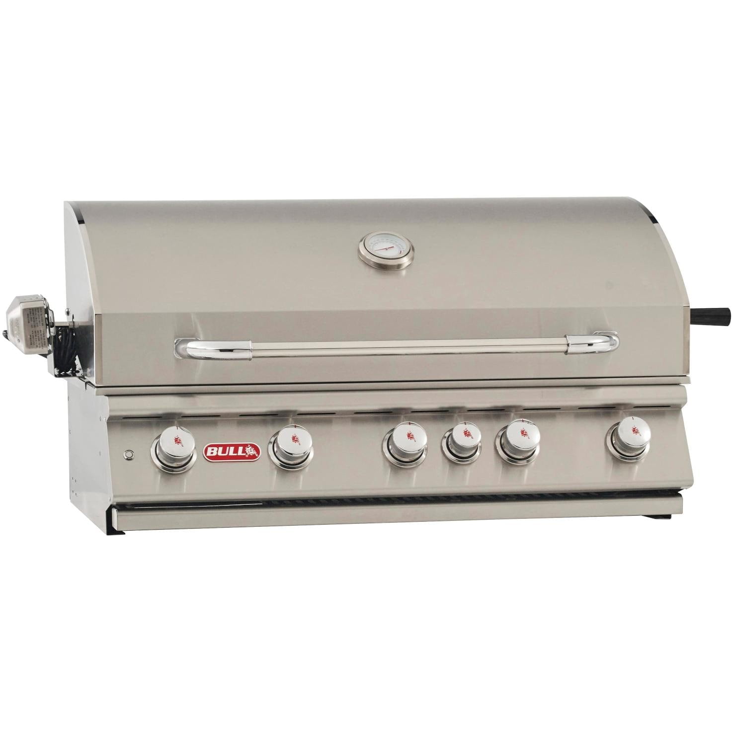 Free Shipping! Bull Brahma 38-Inch 5-Burner Built-In Natural Gas Grill ...