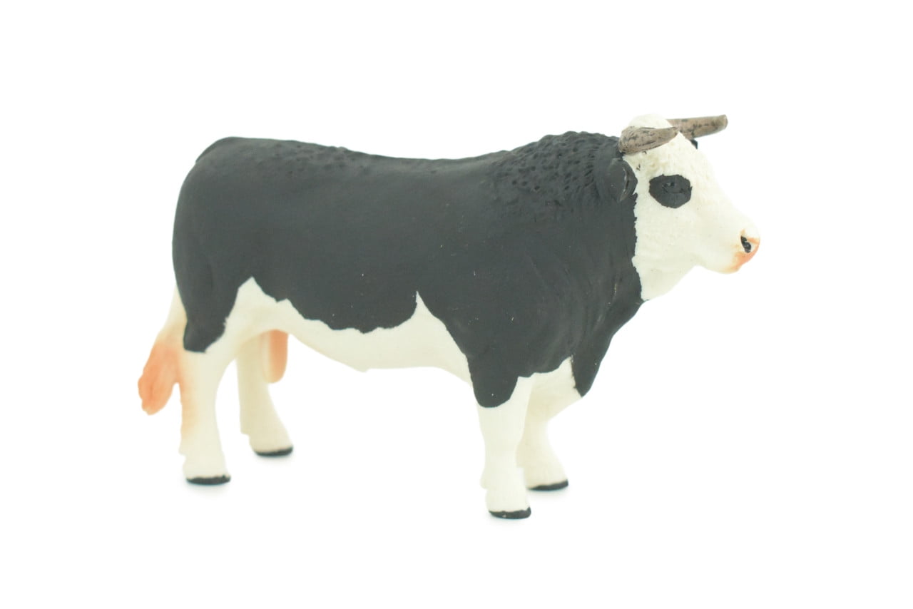 Bull, Cattle Bovidae, Museum Quality, Hand Painted, Educational, Rubber ...