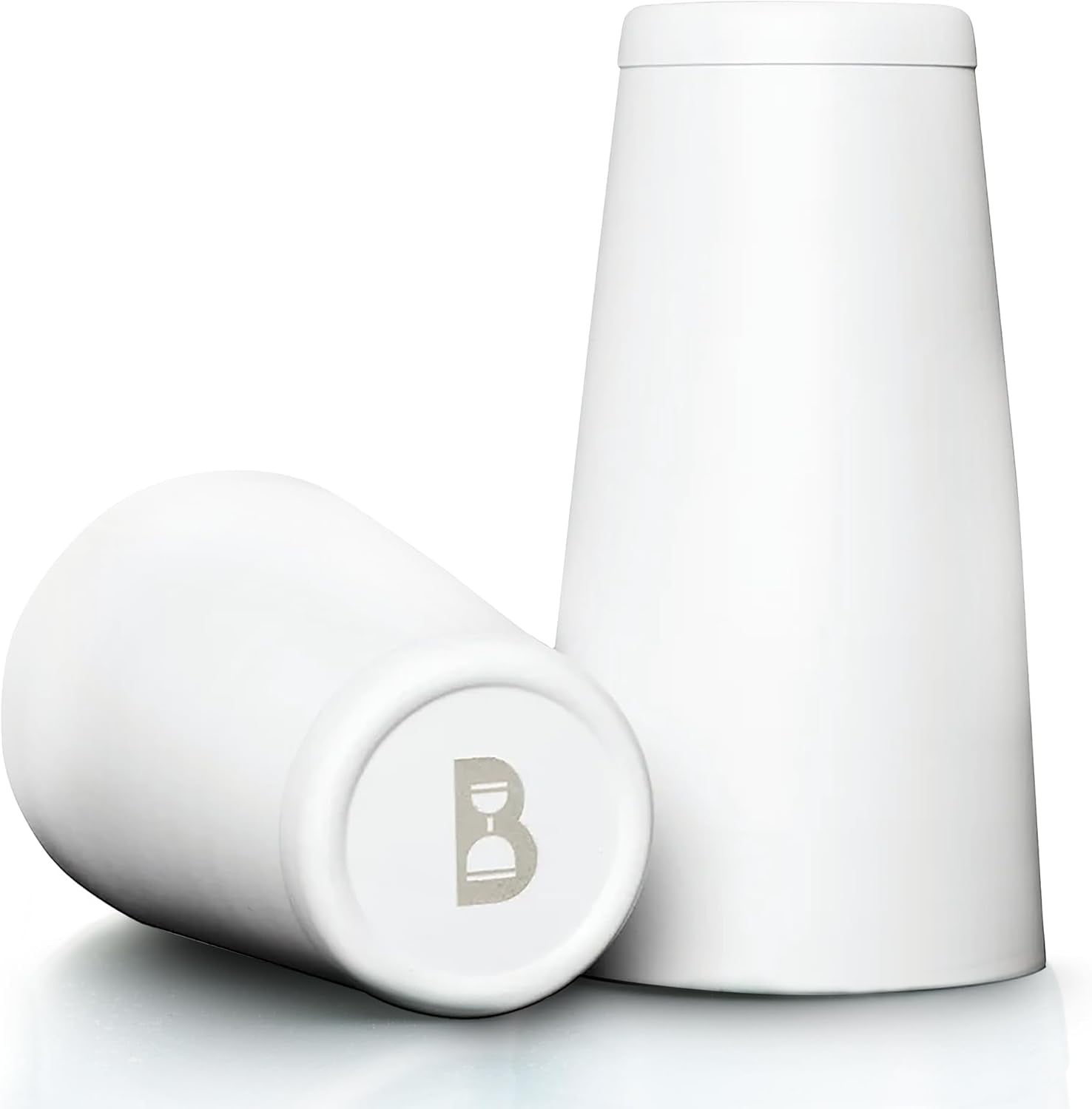 Bull in China 2-Piece Cocktail Shaker Matte White – 28 oz Weighted ...