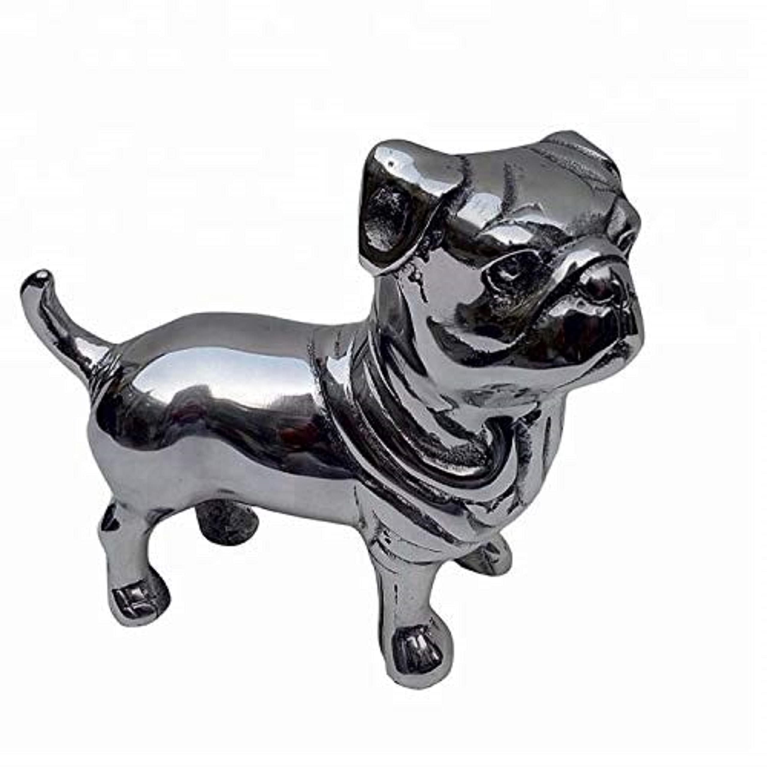DECORVOID Bull Dog Boxer Metal Statue Attractive Bull Aluminium Unique ...