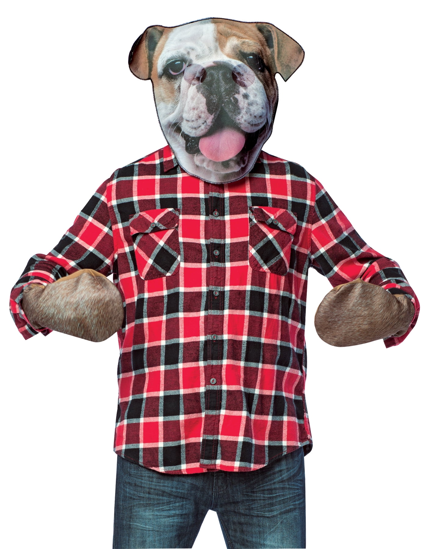 Bull Dog Mask with Paws - Walmart.com