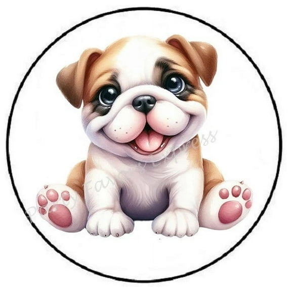 Bull Dog Stickers Party Favors Phone Decal Water Bottle Stickers Car ...