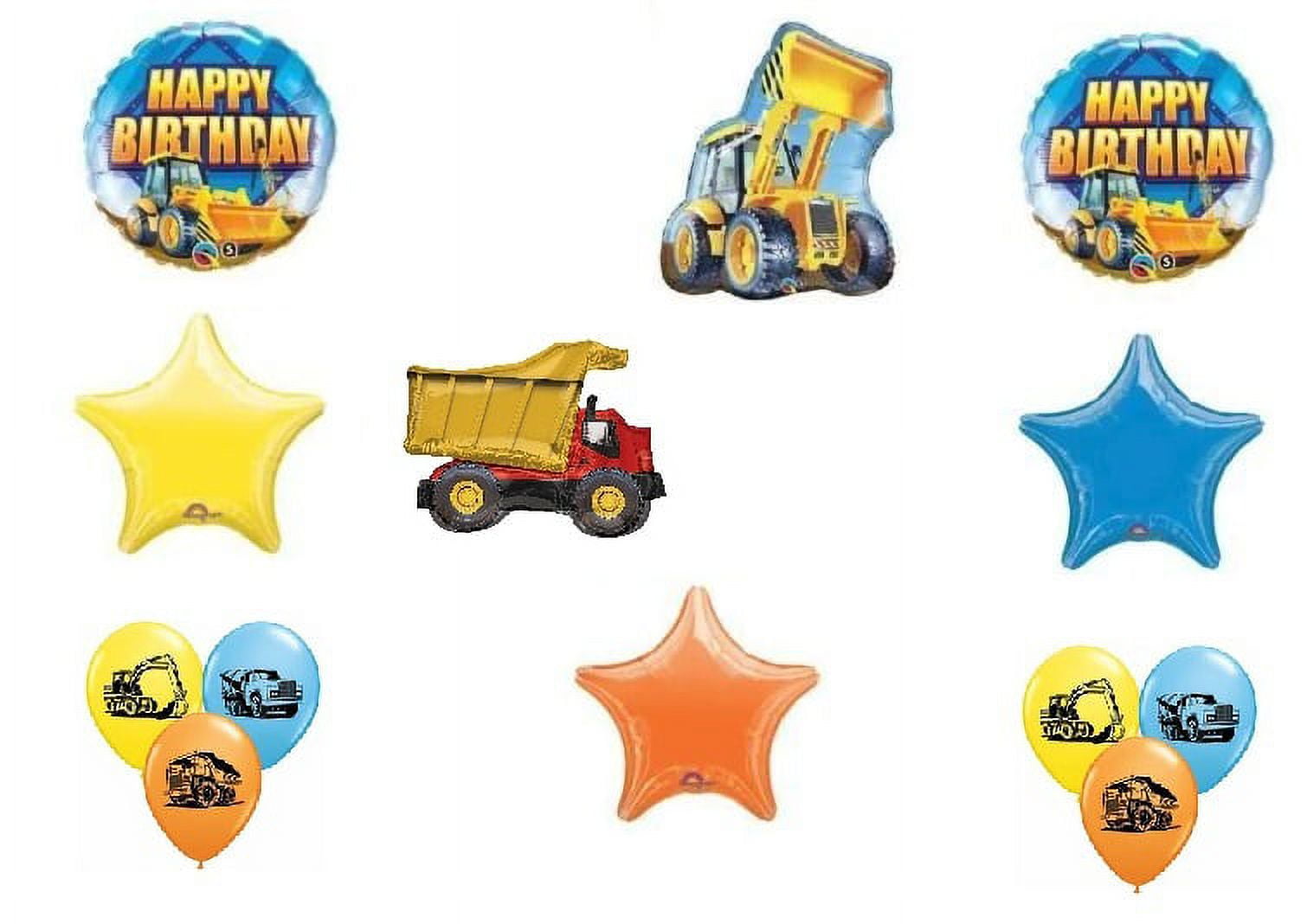 Bull Dozer BullDozer Loader Construction Dump Truck Stars Latex 13 ...