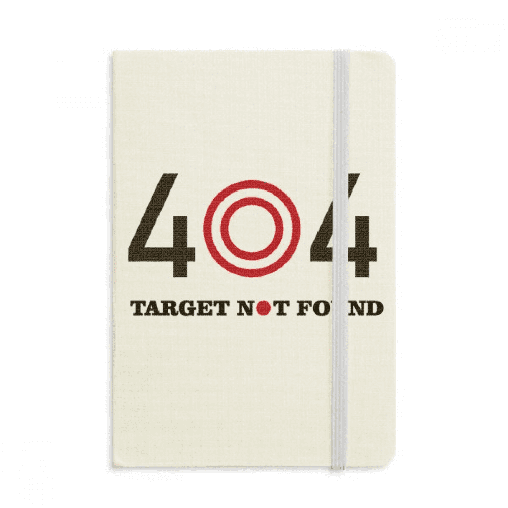 Bull Eye Miss Target Aim Art Deco Fashion Notebook Official Fabric Hard ...