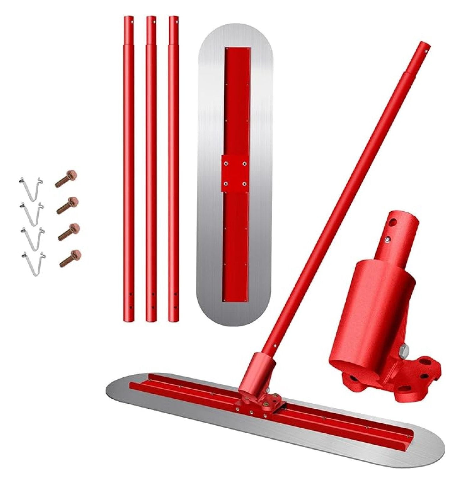 Bull Float With 48x12 Inch Base, 22 Pounds Bull Float Concrete Tools ...