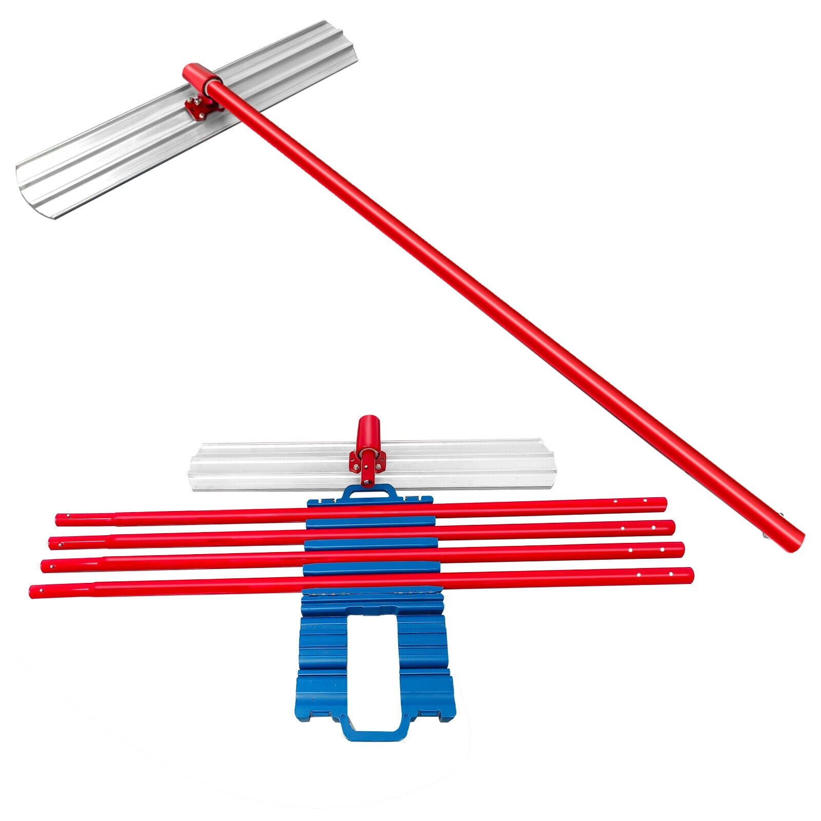 Bull Float Kit Cement Surface Smooth Finish Tool with 4 Float Handles ...