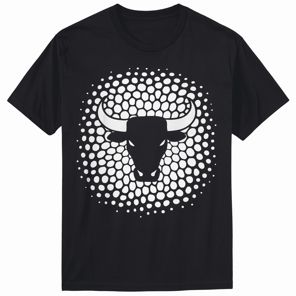 Bull Head Graphic Print Mens Outfits Western Design T Shirt - Walmart.com