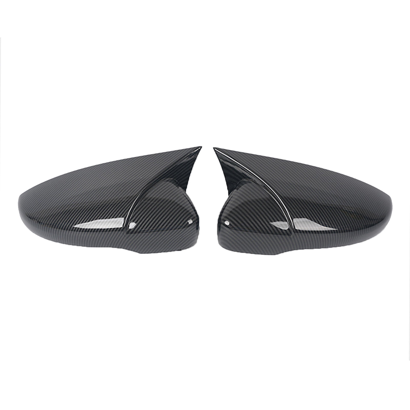 Bull Horn Rear View Mirror Cover Caps For Volkswagen CC 2010-2018, ABS ...