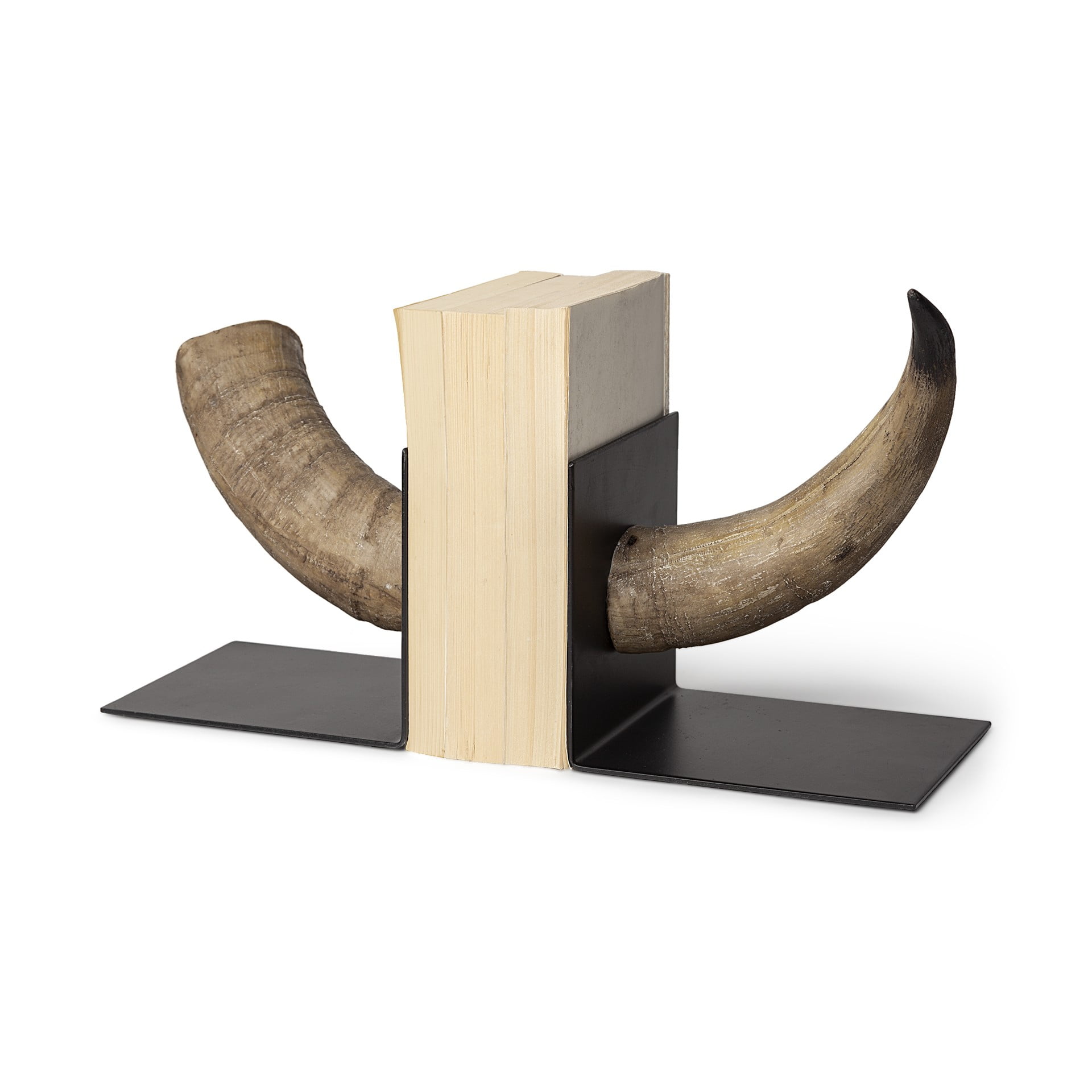 Bull Horn Replica Bookends - Walmart.com