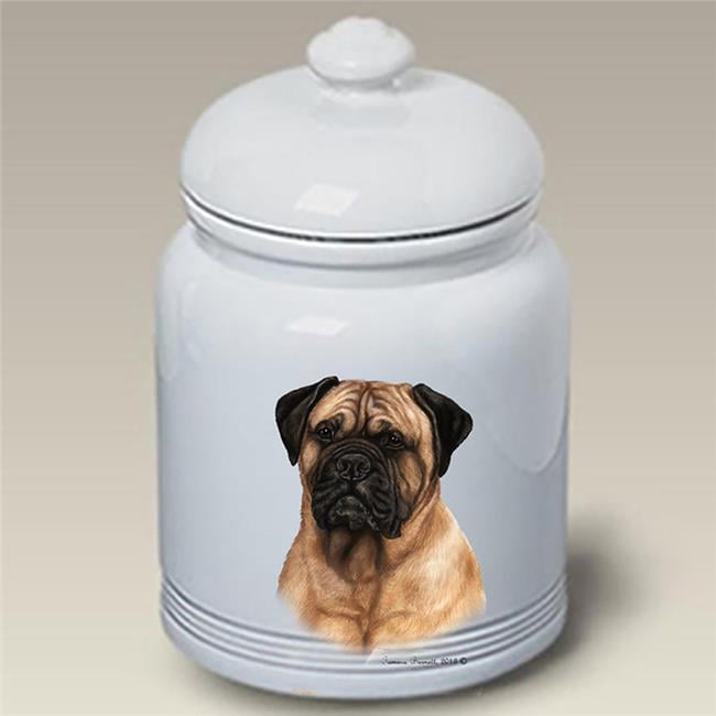 Bull Mastiff Stoneware Ceramic Doggie Treat Jar - Walmart.com