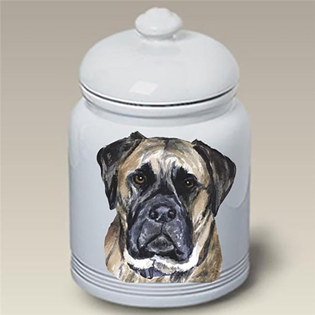 Bull Mastiff Stoneware Ceramic Treat Jar - Walmart.com