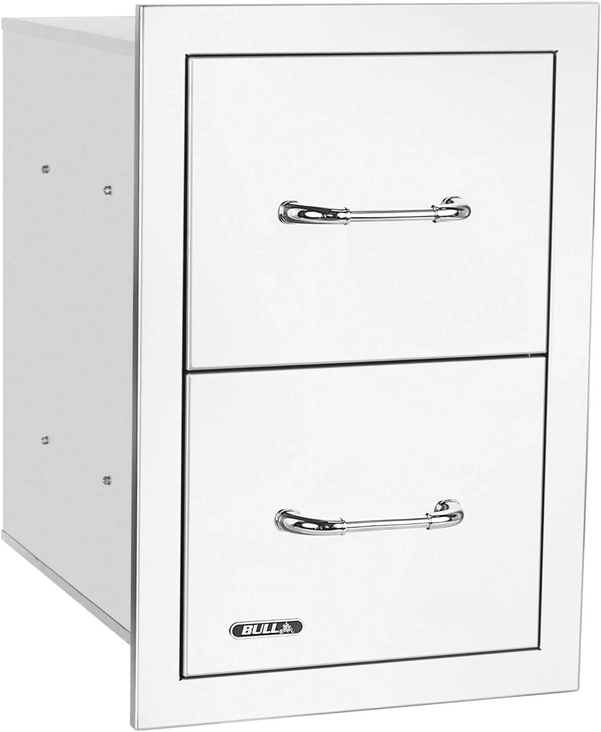 Bull Outdoor Products 56985 Double Drawer, Stainless Steel - Walmart.com
