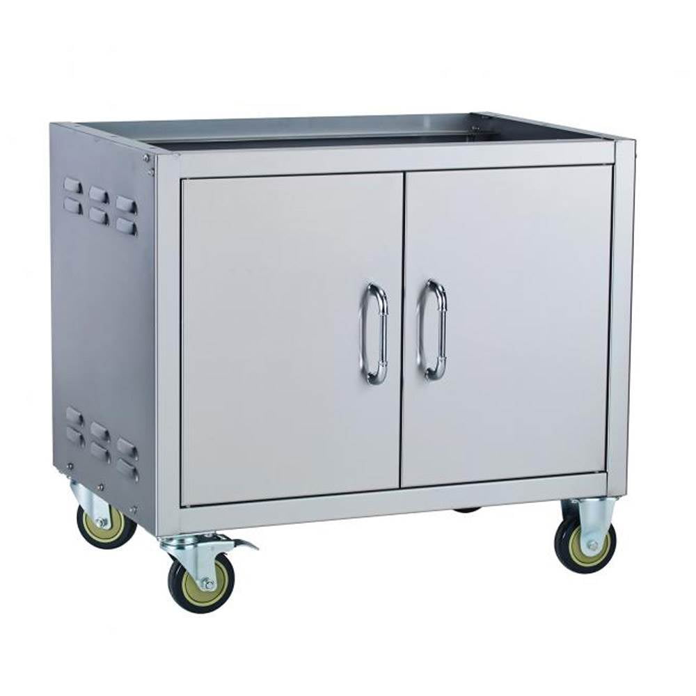 Bull Outdoor Stainless Steel 30 Inch Pedestal Cart Bottom for Premium ...