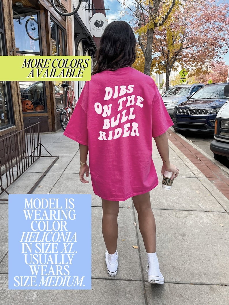 Bull Rider Cowboy Rodeo Riding Wife Girlfriend Husband Boyfriend BACK ...