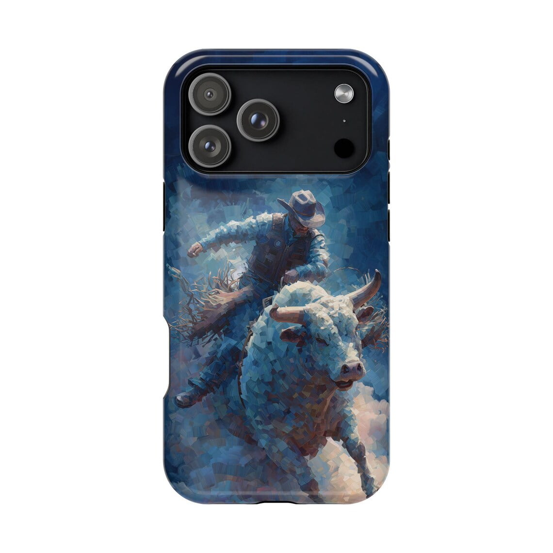Bull Rider Cowboy Rodeo Western Spirit Phone Case for iPhone 17 16 15 ...