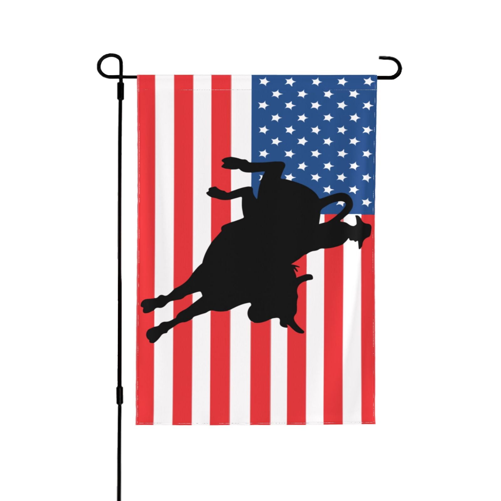 Bull Rider Flag Garden Flag 12.5x18 Inch Double Sided Decorations ...