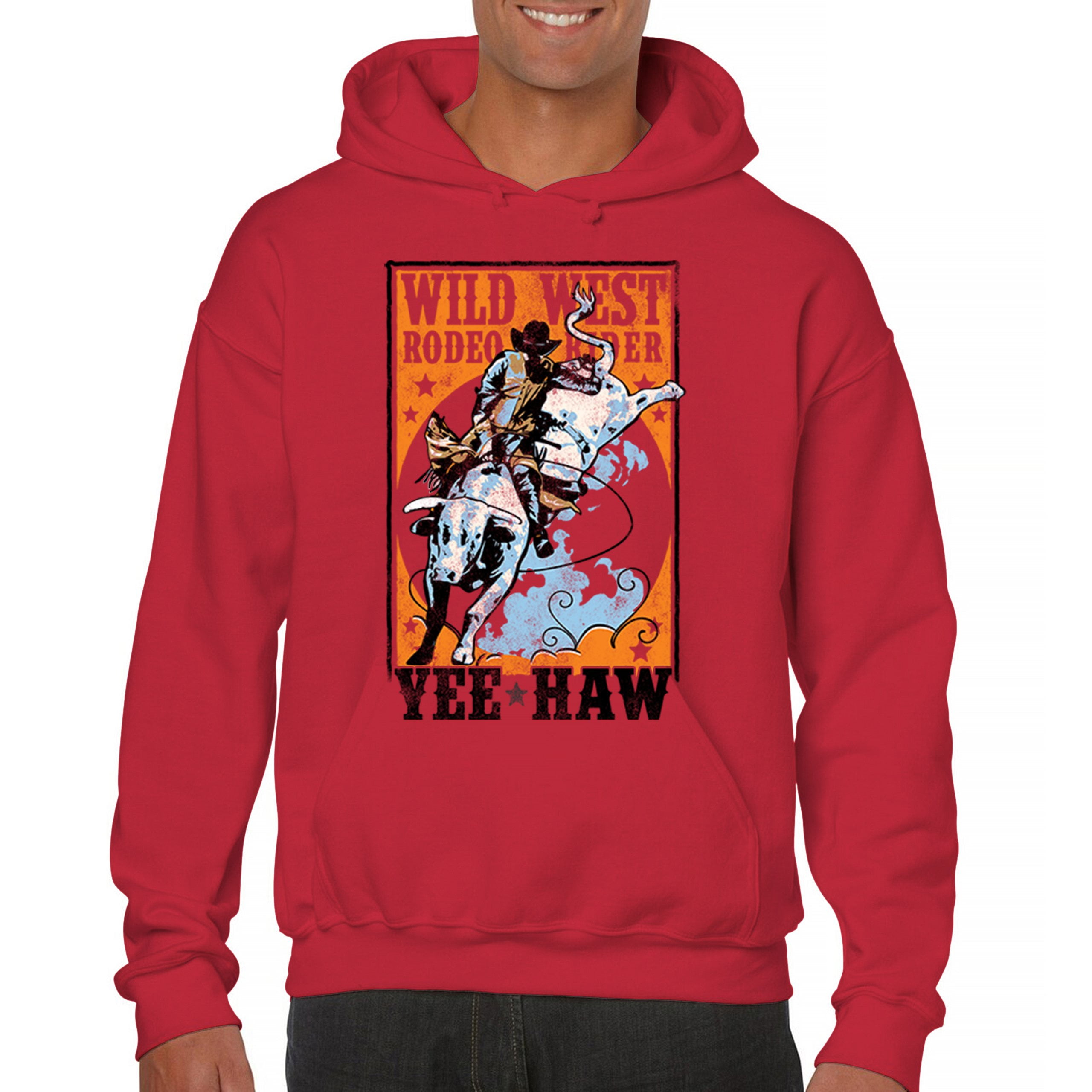 Bull Rider Rodeo Cowboy Sweatshirt Vintage Wild West Yeehaw Not My ...