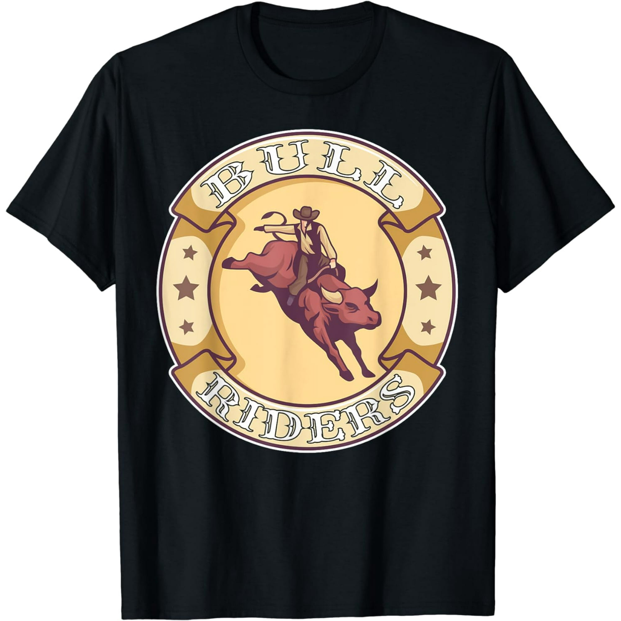 Bull Riders Cowboy Bull Riding T-Shirt - Walmart.com