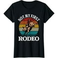 Bull Riders Not My First Rodeo Sunset Rodeo T-Shirt - Walmart.com