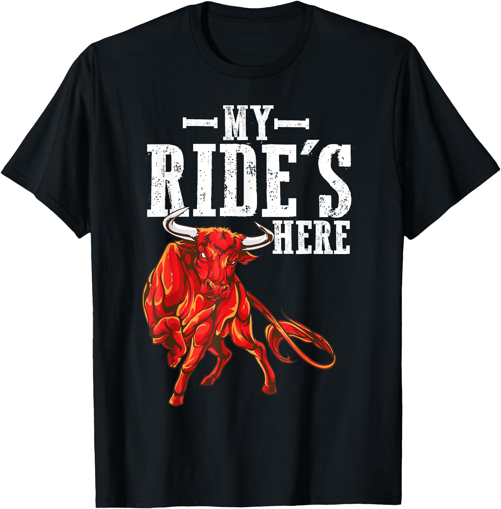 Bull Riders Rodeo for Western Ranch Cowboys T-Shirt,Purple Color,Size ...